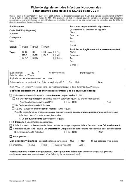 fiche signalement IN formulaire Word - CCLIN-EST