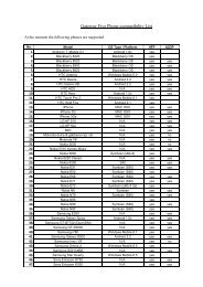 Samsung Original Supplies Compatibility Chart