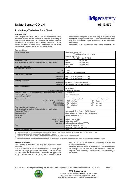 Download brochure - ETA Process Instrumentation