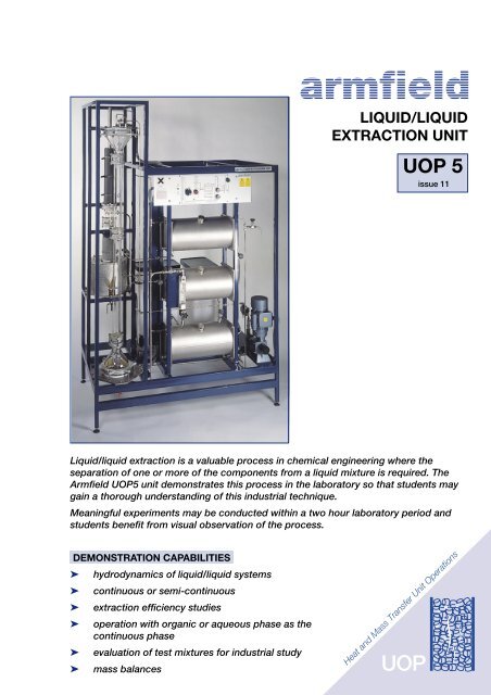 Industrial Liquid Liquid Extraction