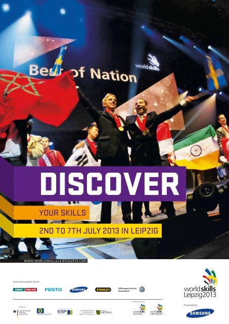 Poster Folder Discover Your Skills - WorldSkills Leipzig 2013