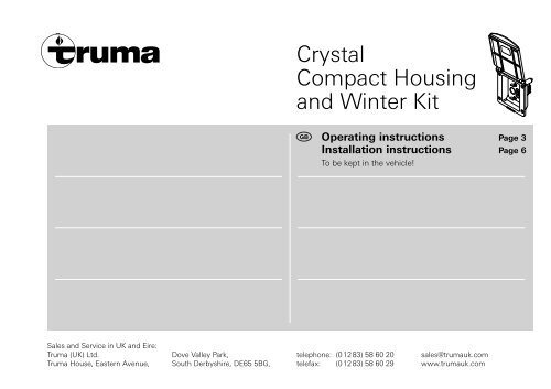 Crystal Compact Housing and Winter Kit - Truma