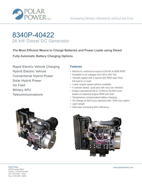Download Brochure - Polar Power Inc.