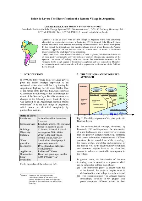 Balde de Leyes: The Electrification of a Remote Village in Argentina