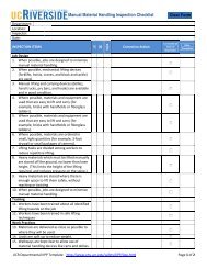 Office Safety Inspection Checklist