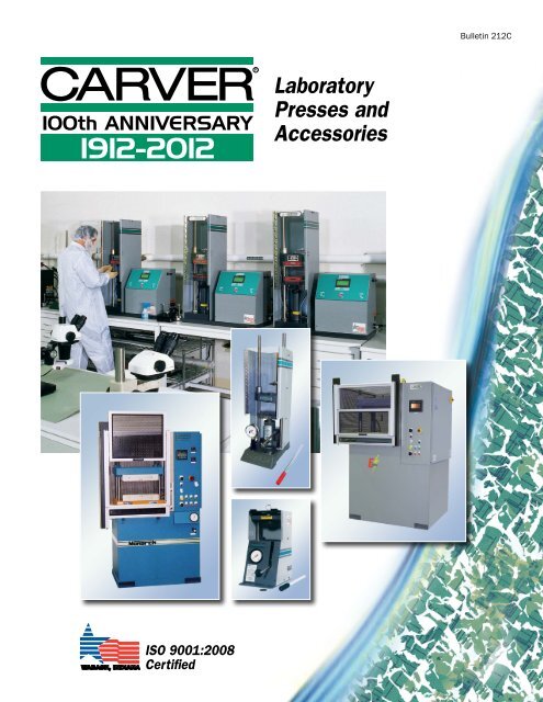 Laboratory Presses and Accessories - Carver, Inc.