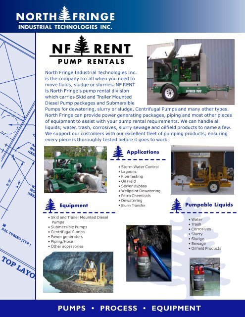 Pump Rental Brochure - North Fringe | Industrial Technologies Inc.