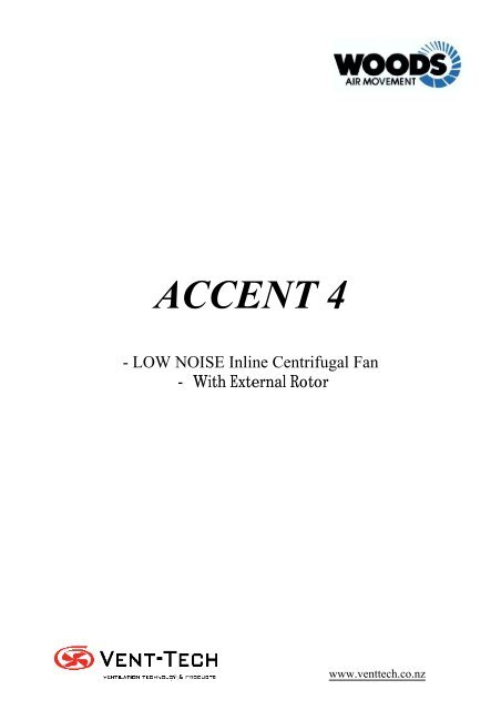 AX4 – Inline Centrifugal Fan with external rotor - Inline Axial Fans