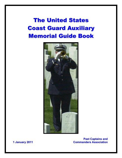 The United States Coast Guard Auxiliary Memorial Guide Book