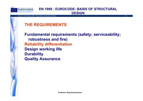 EUROCODES Background and