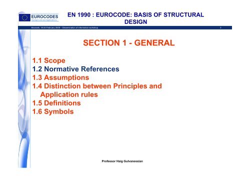 EUROCODES Background and