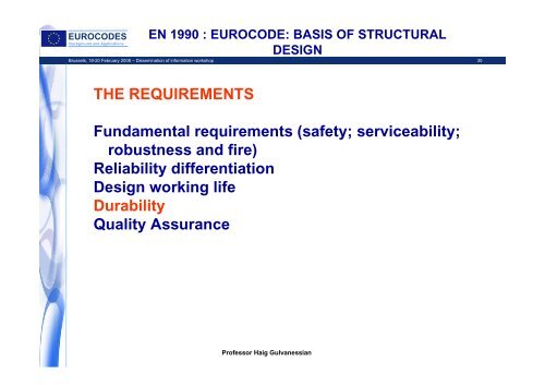 EUROCODES Background and