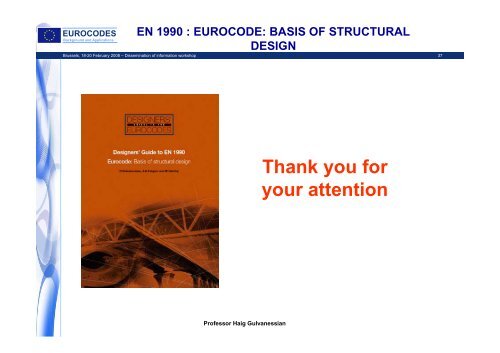 EUROCODES Background and