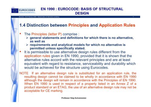 EUROCODES Background and