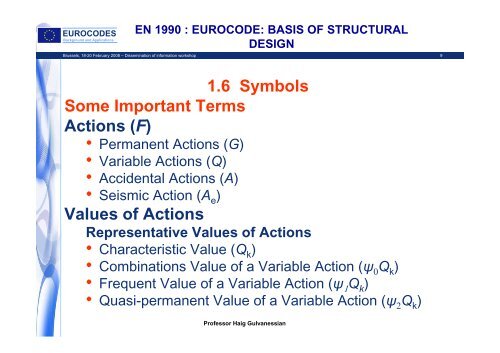 EUROCODES Background and