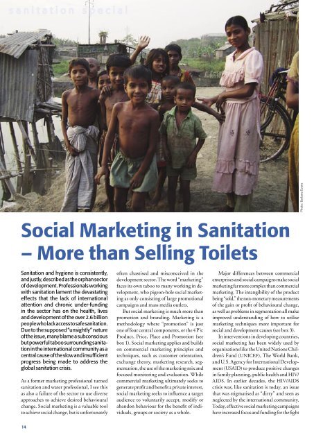 Social Marketing of Sanitation - More Than Selling Toilets
