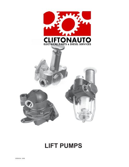 LIFT PUMPS - Clifton Auto Electrical & Diesel