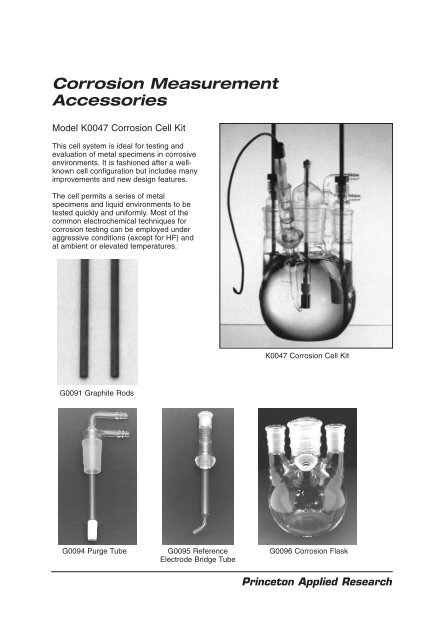 Corrosion Measurement Accessories