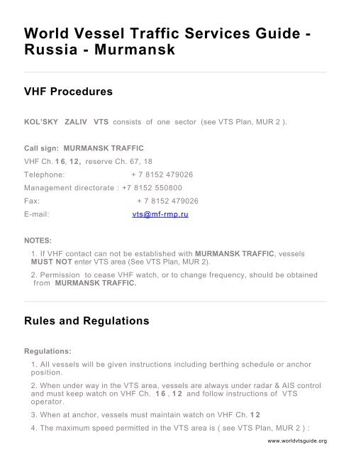 Download All Content - World VTS Guide