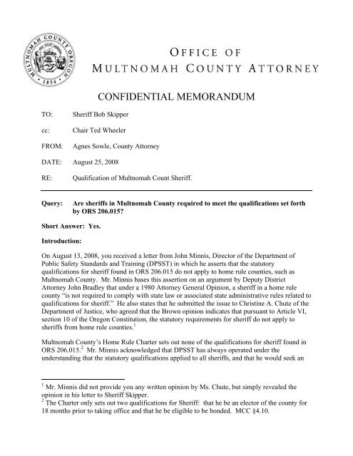 CONFIDENTIAL MEMORANDUM