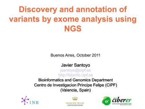Discovery and annotation of variants by exome analysis using NGS
