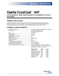 Oakite Chromicoat L25 - Super Kleen Direct