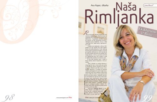 Ana Kapor, slikarka - Magazin