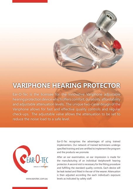 VARIPHONE HEARING PROTECTOR - Aussiehome