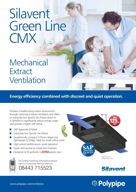 Silavent Green Line CMX - Polypipe