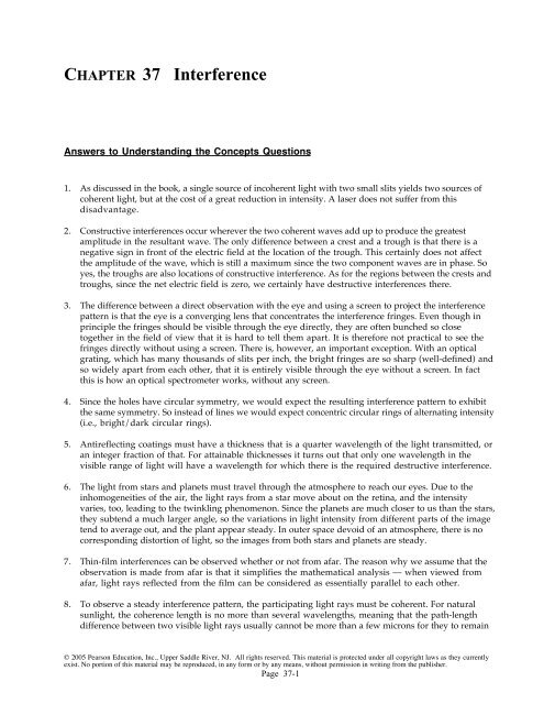 CHAPTER 37 Interference