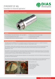 Overview pyrometers PYROSPOT Series 42 - DIAS Infrared Systems