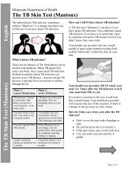 TB PPD Skin Test Screening Form