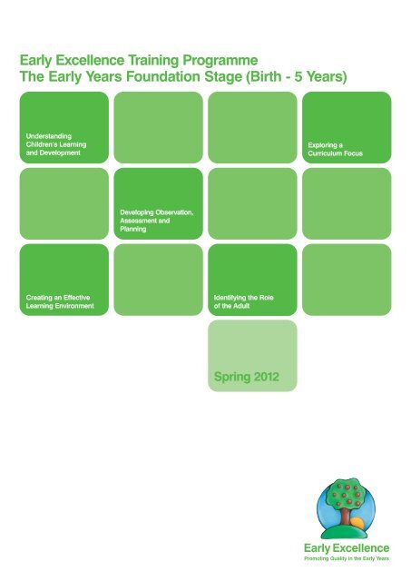 Early Excellence Training Programme The Early Years Foundation ...