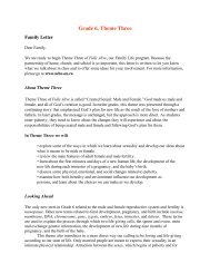 Fully Alive Grade 4 Grade 4, Theme One
