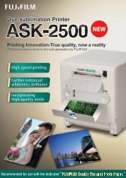 Fujifilm Thermal Printers. ASK 2000 and ASK 4000 - Business