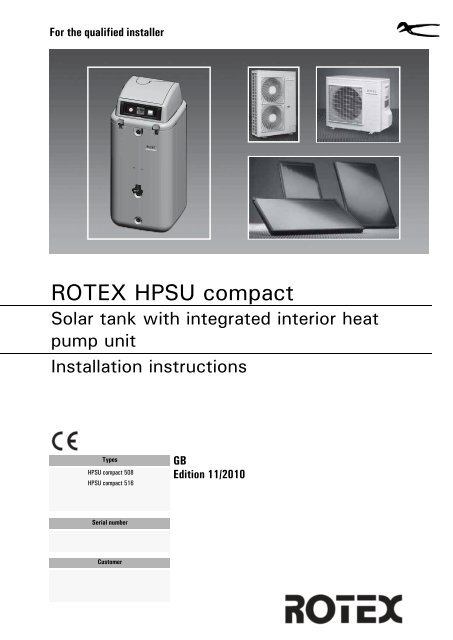Rotex Hpsu Compact Display Symbole