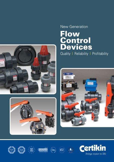 Flow Control Devices - Certikin