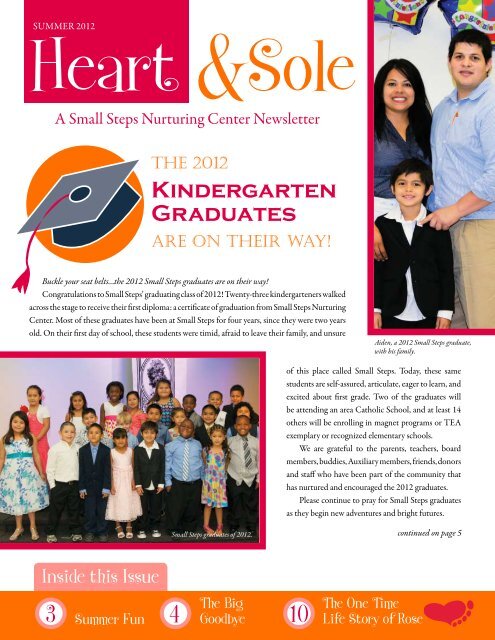 KiNDERGARtEN GRADuAtEs - Small Steps Nurturing Center