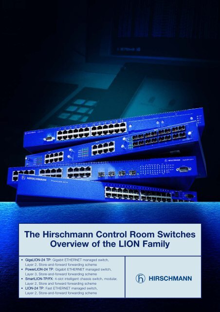 The Hirschmann Control Room Switches Overview of the ... - AlHof