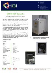 LIGHTWEIGHT FIELD GENERATOR - HGI Generators