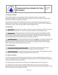 Compressed Gas Cylinder Safety Procedure - WHOI Environmental ...