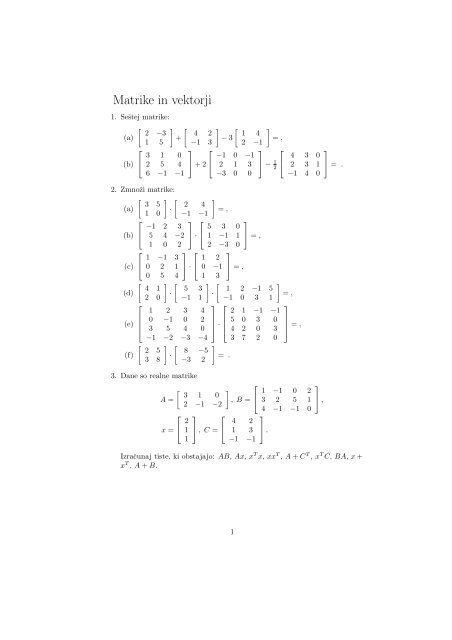 Linearna algebra