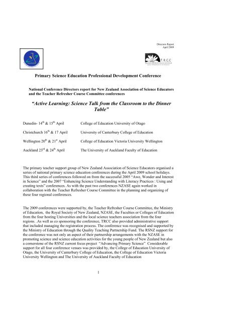 â Active Learning: Science Talk from the Classroom to the ... - NZASE