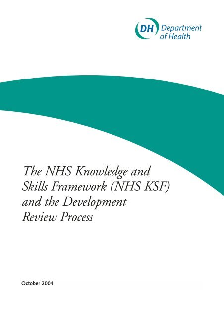 Knowledge and Skills Framework (NHS KSF)