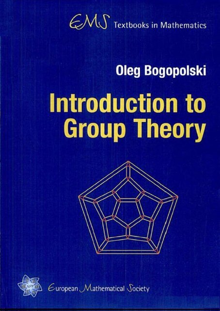 Introduction To Finite Group Theory