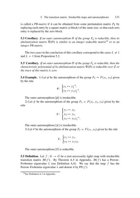 5 The Transition Matrix