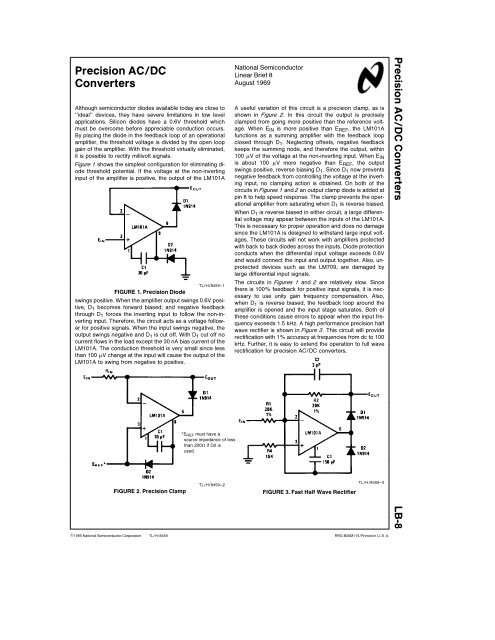 Precision AC/DC Converters