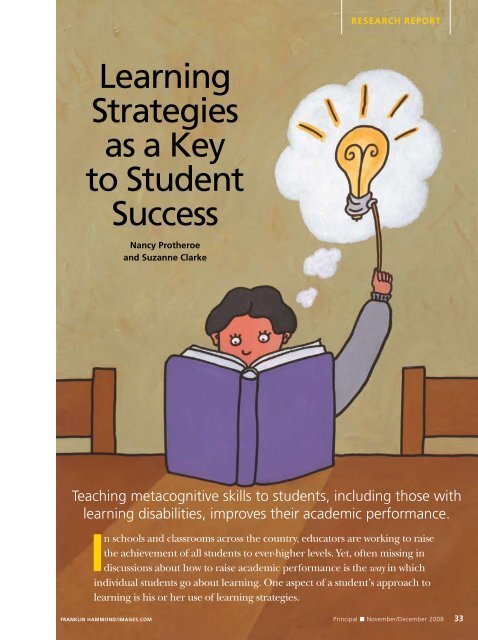 Learning Strategies as a Key to Student Success - National ...
