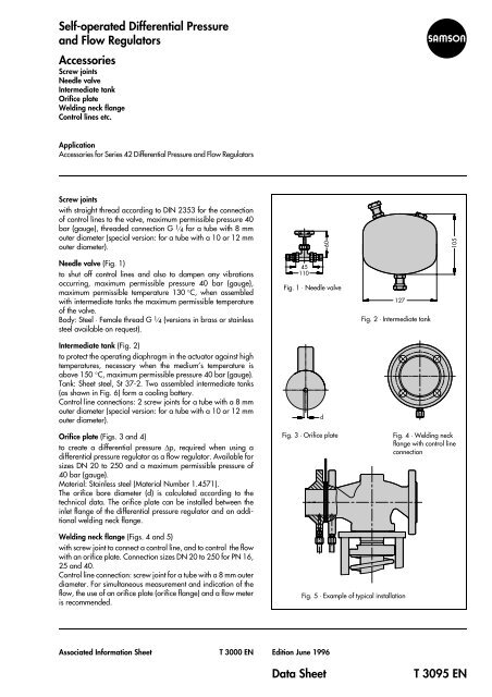Self-operated Differential Pressure And Flow ... - Rencor Controls