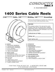 CONDUCTIX Industrial Cable Reels - Allied Safety Engineering